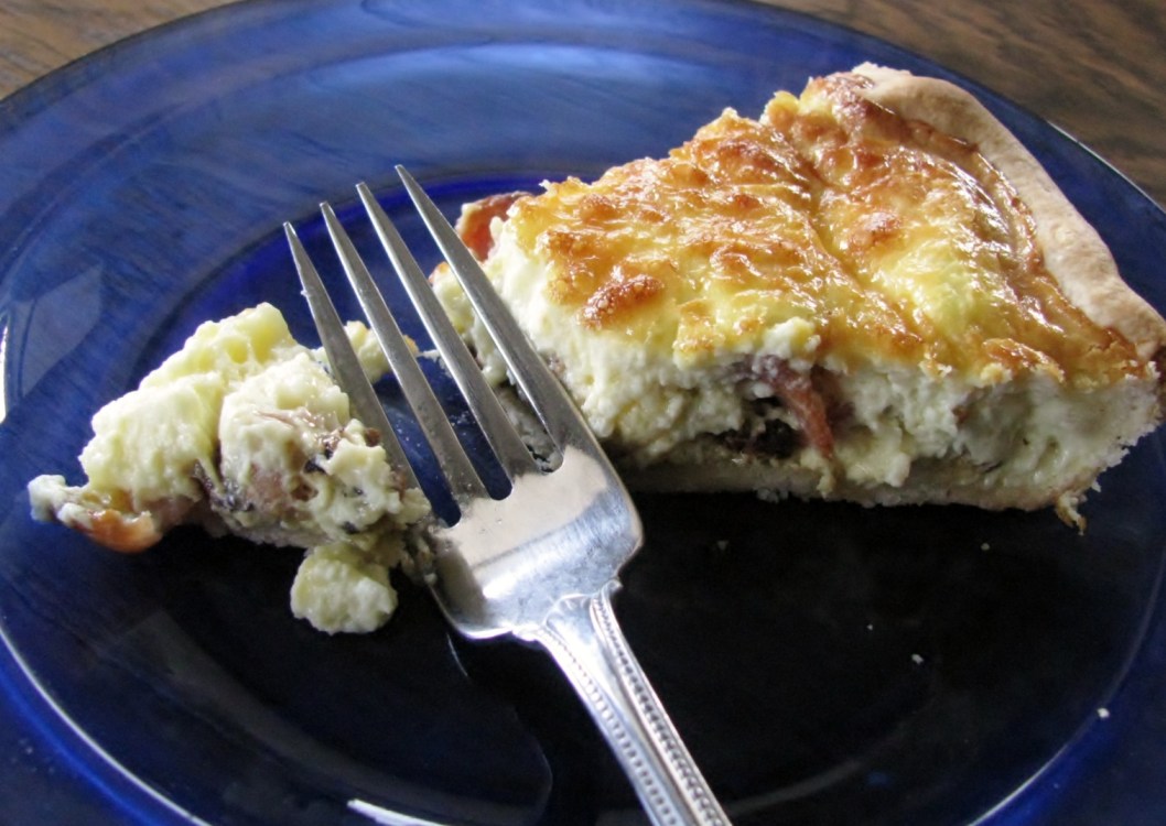 Quiche Lorraine – Cheese and Bacon Custard Tart | French Twisted Woman